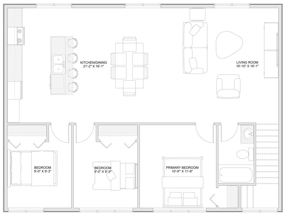 Adaptable Floorplan for Modern Living in Ontario – House of Three