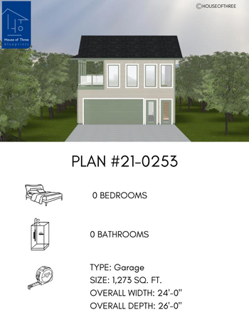 Plan #21-0253 – House of Three